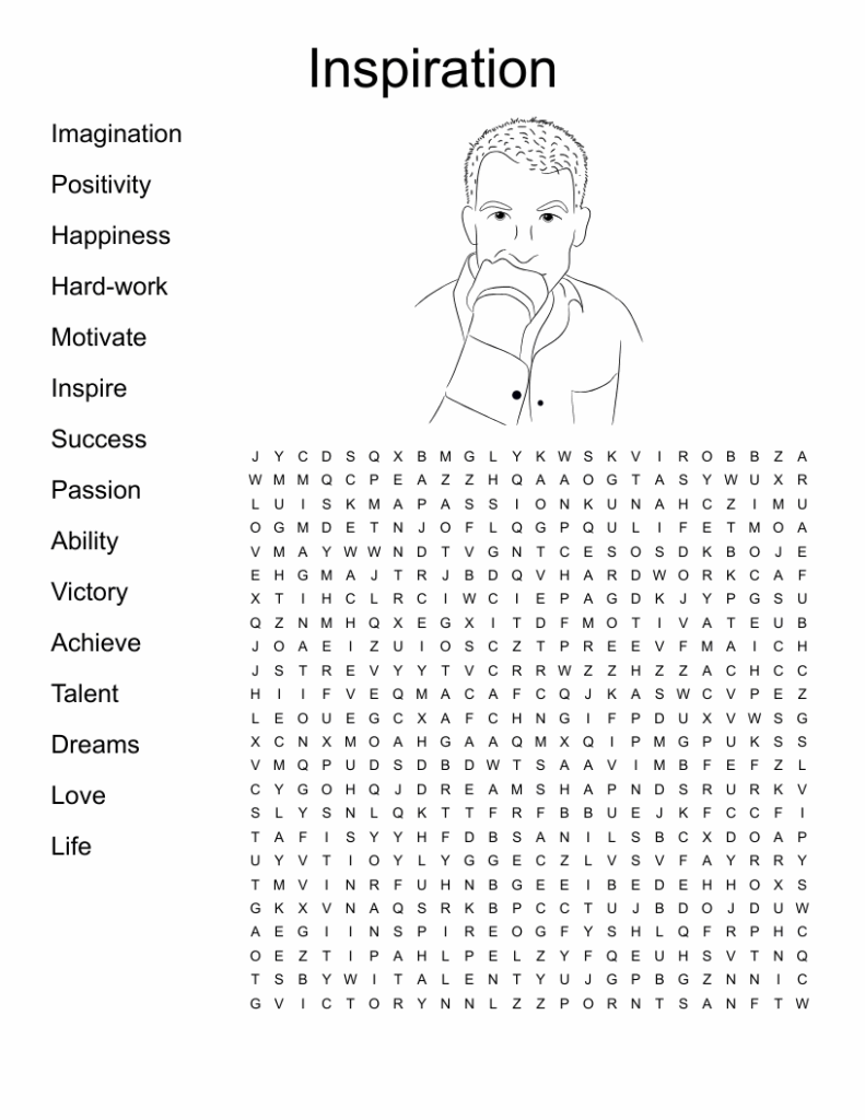 Free Printable Inspirational Word Search Puzzles - Word Search Printable